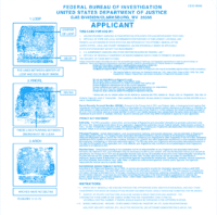 Shop FD-258 Fingerprint Card - BioMetric Impressions - FBI FD-258 Card